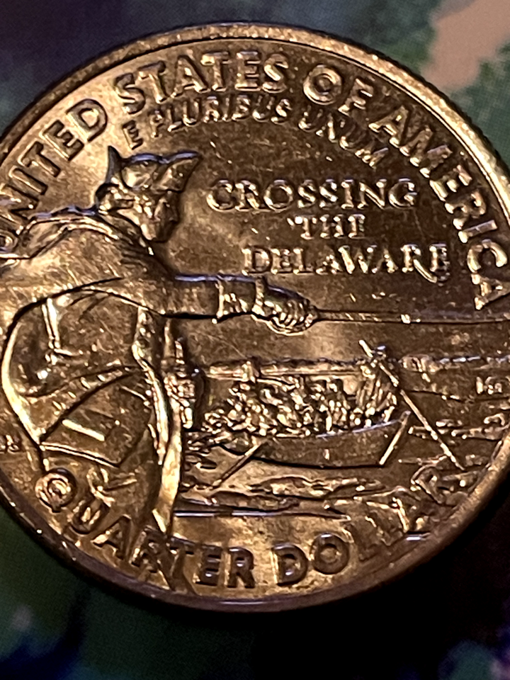 2021 P Quarter Crossing The Delaware ERROR In "COD We trust" (C,A ...