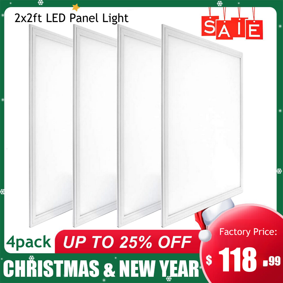 2x2 LED Panel Lights 600x600mm 45 Watts Flat Led Ceiling Panel Light ...