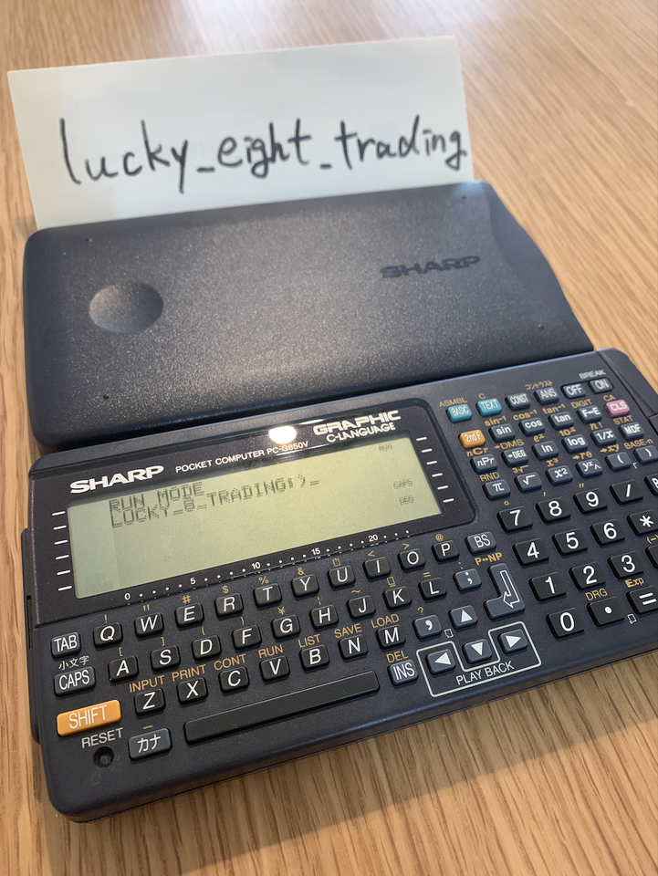 Sharp Pocket Computer PC G850V Function Calculator Tested [H] | eBay