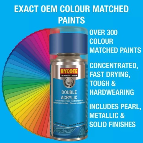 Hycote Colour Spray Paint XDFD720 Ford Metropolis Blue (Metallic) 150ml ...