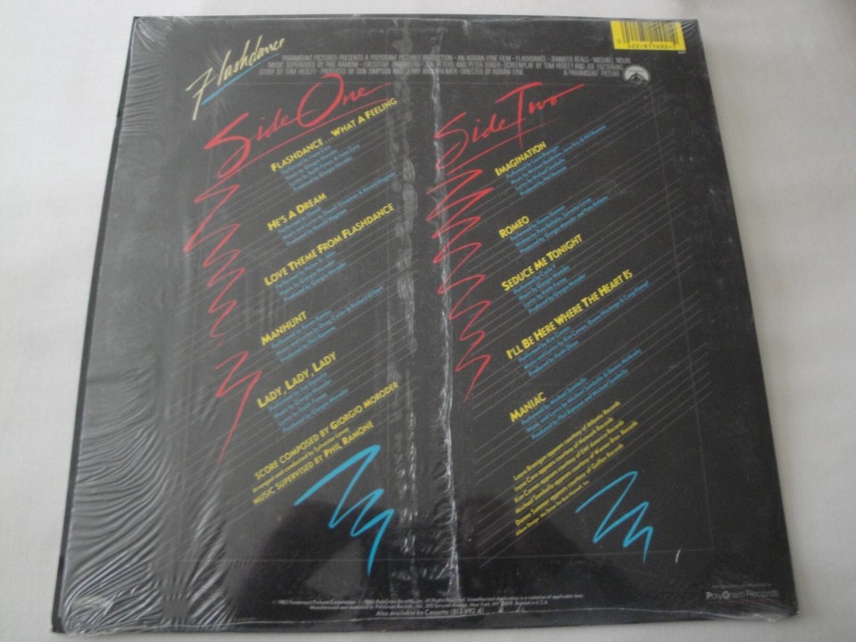Flashdance Original Soundtrack VINYL LP ALBUM 1983 CASABLANCA RECORDS ...