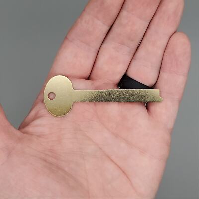 5x Ilco 1089C Key Blanks Safe Deposit Box .070" T .320" W Nickel Silver ...