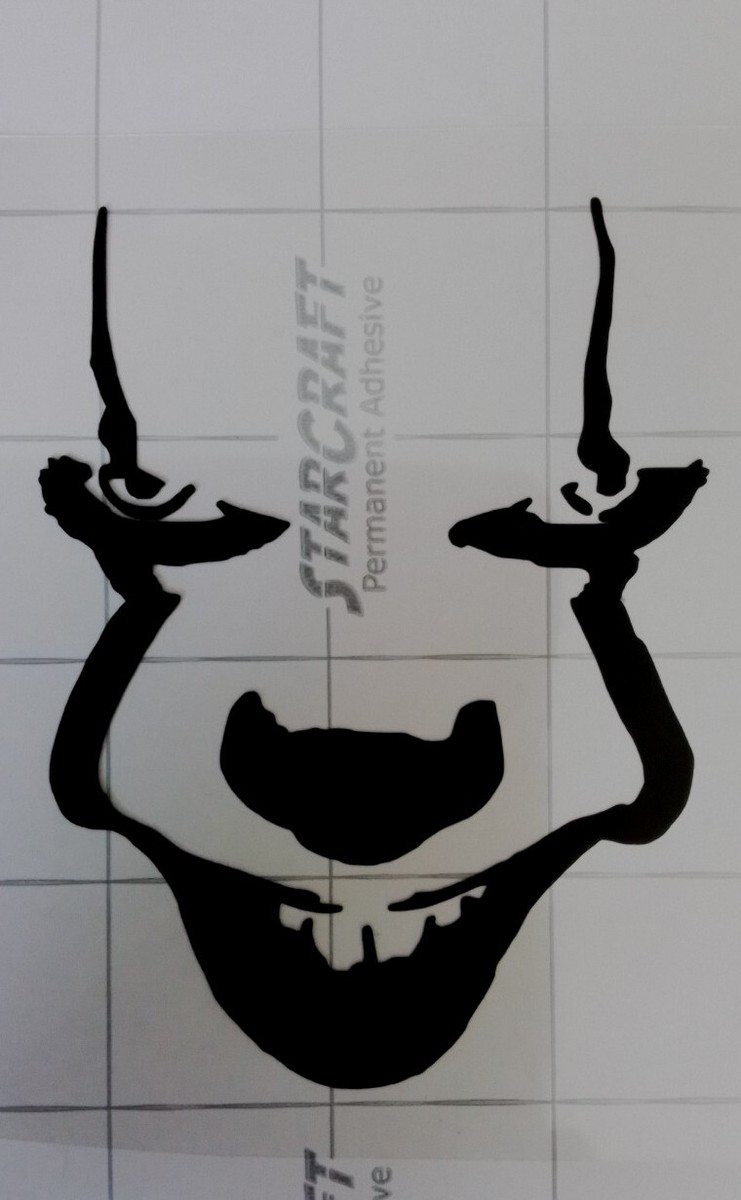 Open Road Brands IT Pennywise Adhesive Vinyl Decal - Creepy Pennywise ...