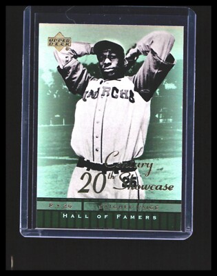 2001 Satchel Paige - Upper Deck Hall Of Famers Century 20th Showcase # ...