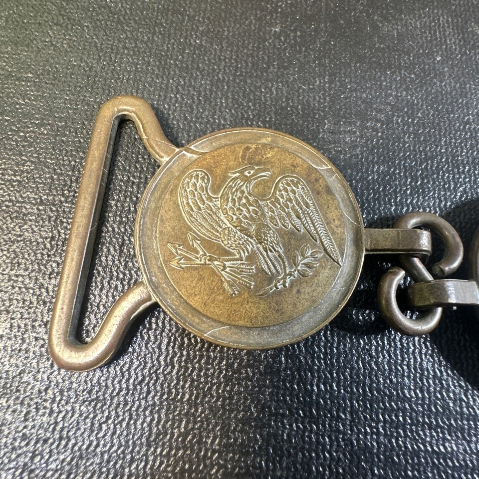 CIVIL WAR 1832 REGULATION Eagle w Adam’s express BELT BUCKLE PLATE Rd ...
