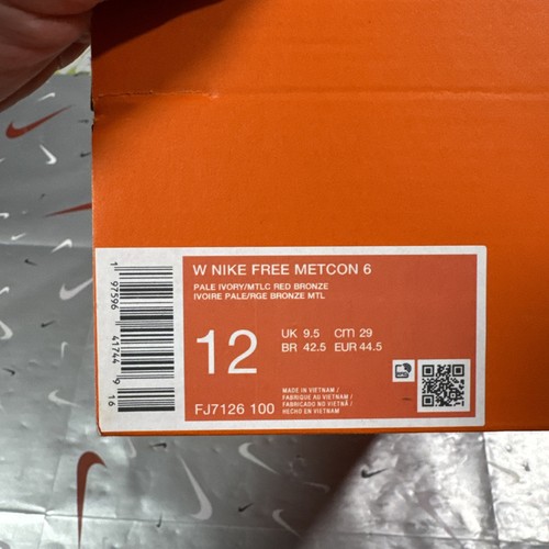 Size 12 - Nike Free Metcon 6 Pale Ivory Women FJ7126-100 | eBay