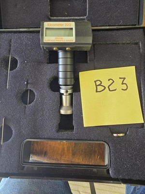 Elcometer 223 digital surface profile gauge in case with surface ...