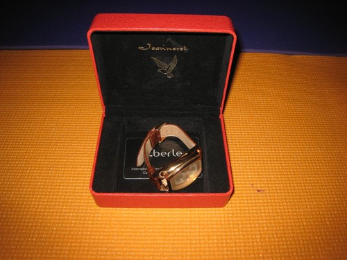 EBERLE AUTOMATIC 21 JEWELS MULTIFUNCTION MOON PHASE CHRONOGRAPH WATCH ...