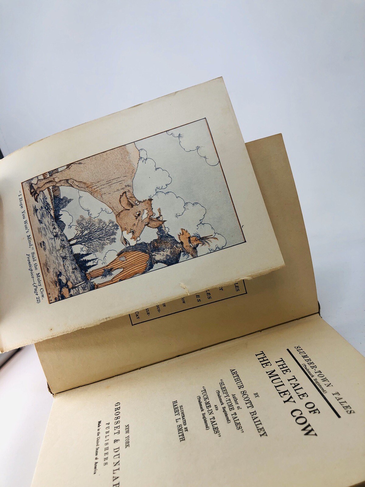 The tale of the Muley Cow (Slumber-Town Tales) by Bailey, Arthur Scott ...