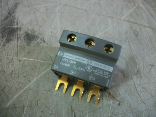 TELEMECANIQUE TERMINAL BLOCK GV1G09 63AMP 600VOLT | eBay