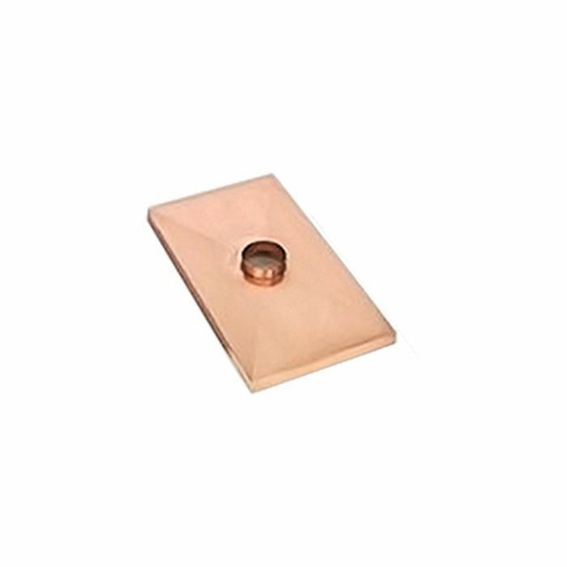 Gelco 1 Center Hole Copper Chimney Chase Cover With Drip Edge - 24" for ...