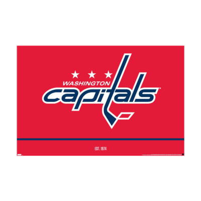 WASHINGTON CAPITALS - TEAM LOGO POSTER - 22x34 - 21646 | eBay