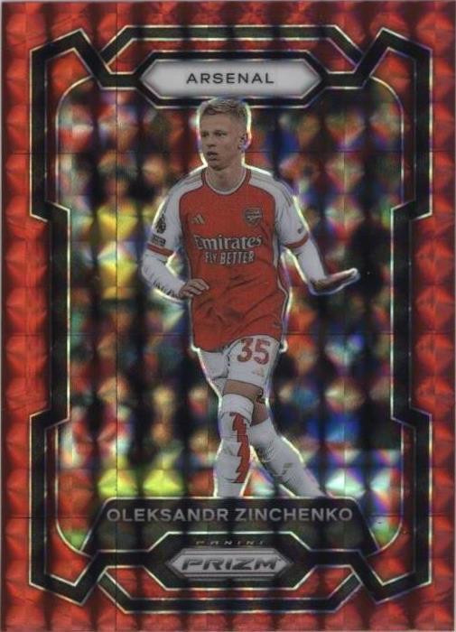 2023-24 Panini Prizm Premier League - Oleksandr Zinchenko #36 Red ...