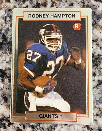 1990 Action Packed Rookie Update Rodney Hampton #7 RC NM-MT New York ...