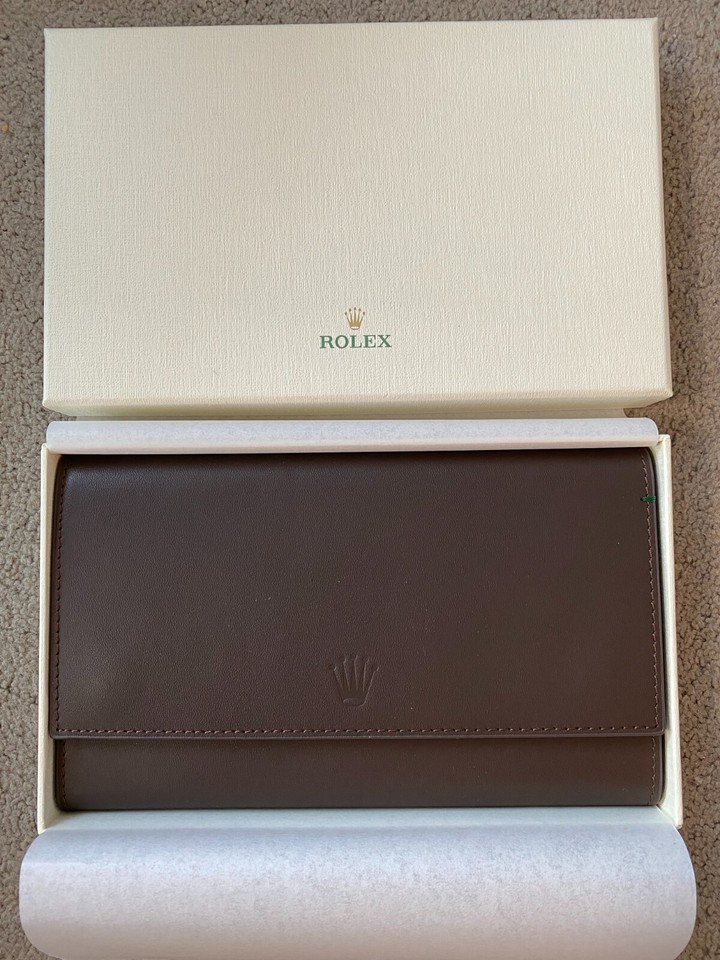 Authentic New Rolex Watch Trio Travel Pouch Case Box Watch Storage ...