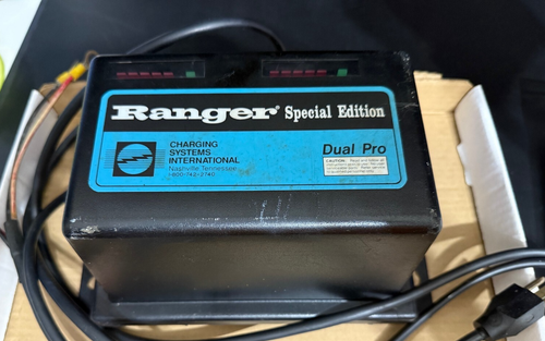 Ranger Special Edition Dual Pro Battery Charger Banks Charging System w ...