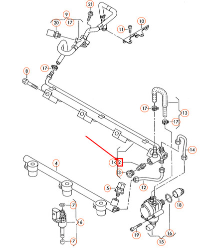 NEW VOLKSWAGEN CC PRESSURE RELIEF VALVE 03C103363H OEM NO IMPORT DUTIES ...