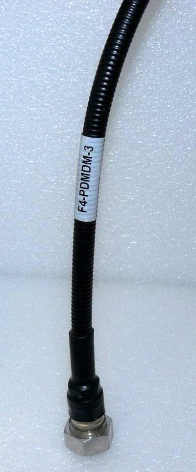 Andrew Commscope Heliax F4A-PDMDM-3 Cable Assembly 3' FSJ4-50B 7/16 ...