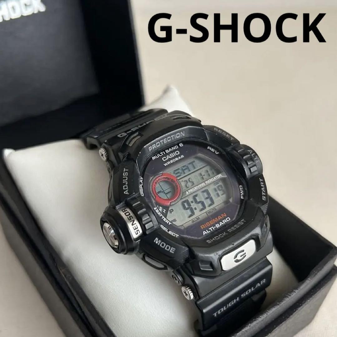 G-Shock Riseman Gw-9200J Multiband 6 Black Working Product G-Shock Riseman Gw-9200J Multiband 6 Black Working Product