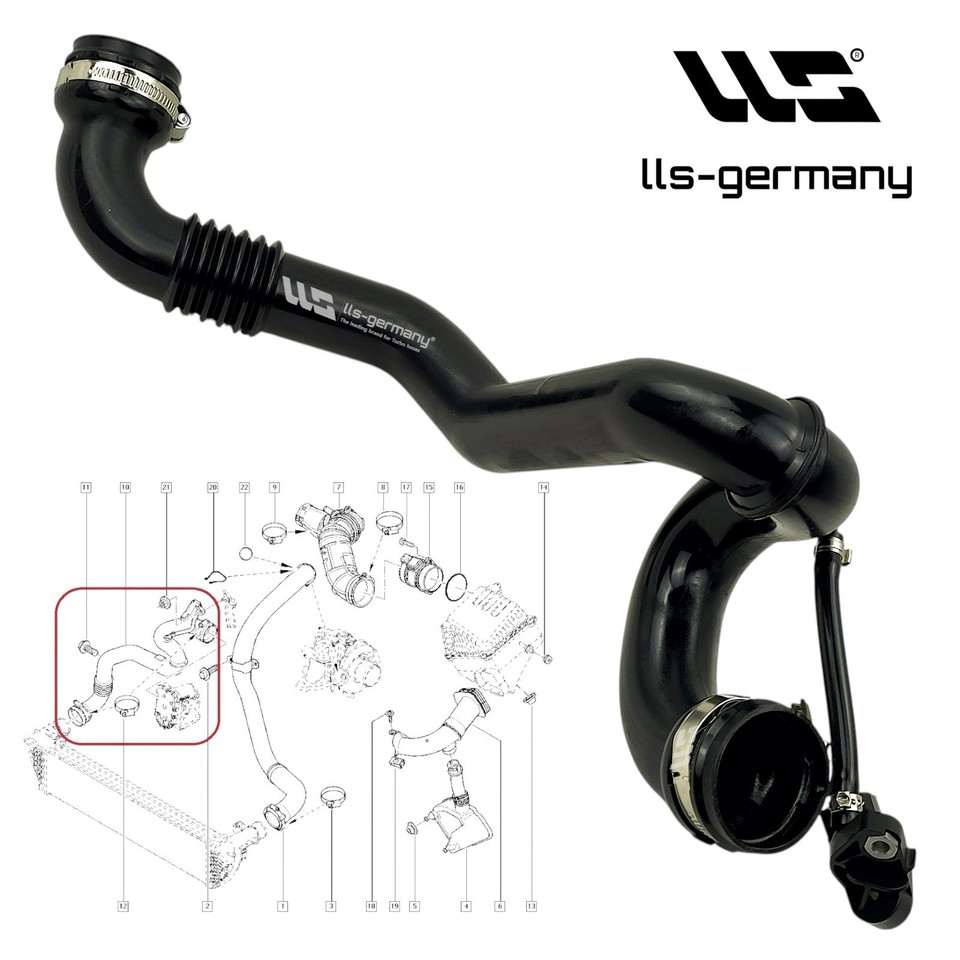 Tuyau De Turbo Tuyau D'Admission Pour RENAULT ESPACE IV 2.0 dCi ...