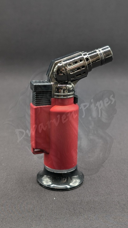 Standing Torch Butane Lighter Red | eBay