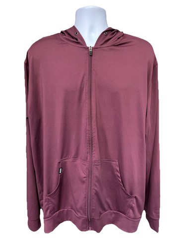 Barbell Apparel Men’s Burgundy Full Zip Jacket Size XL Workout ...