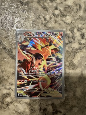 Pokémon Destined Rivals Ethan’s Typhlosion Full Art IR Holo #190/182 | eBay