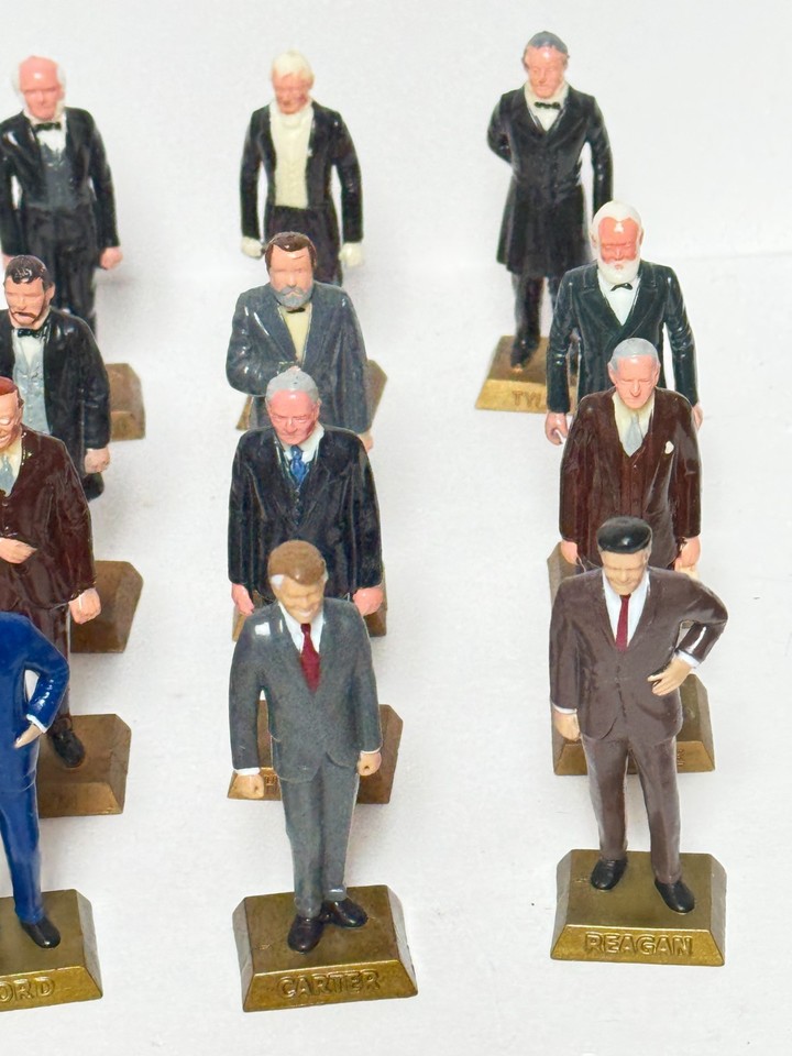 Vintage Marx Presidents Lot of 45 Plastic Miniature Figures Washington ...