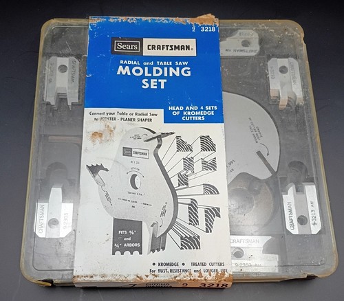 Vintage Sears Craftsman Molding Set Of 24 Cutter's 93218 New Old Stock ...