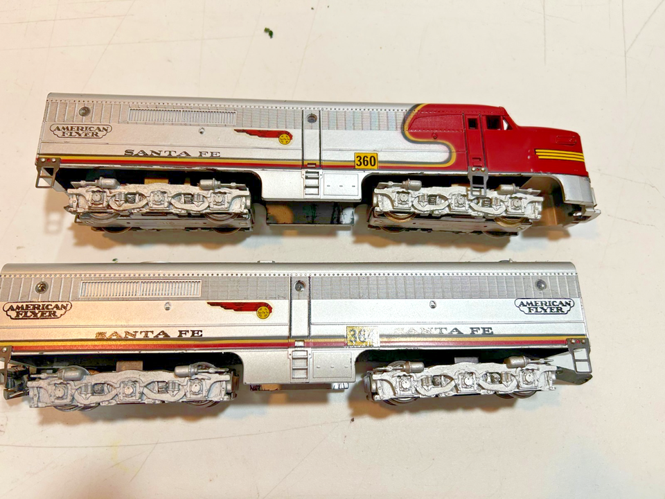 AMERICAN FLYER SANTA FE PA 360, PB 364 DEISEL ENGINES | eBay
