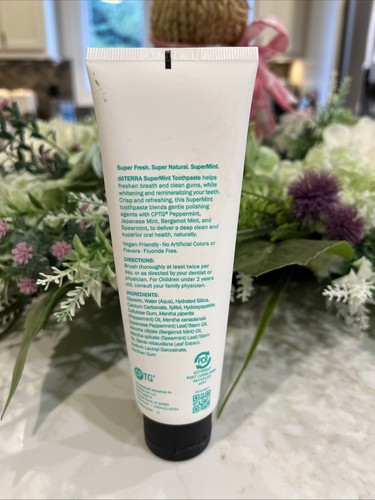 doTerra Supermint toothpaste 4.2 oz Whitening Natural Ingredients Free ...