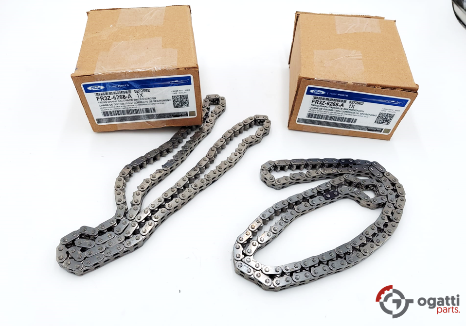 TIMING CHAIN KIT 5.0L BRAND NEW FORD OEM SET-2 F-150 5.0L COYOTE V8 32V ...