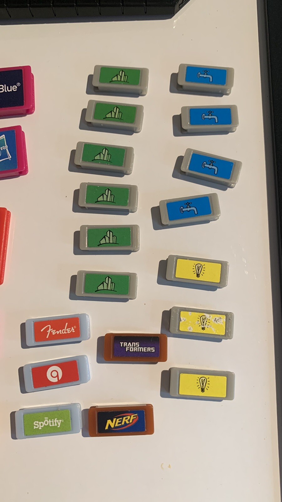 Monopoly Empire 2013 Replacement Billboard & Office Tiles - 35 Tiles ...