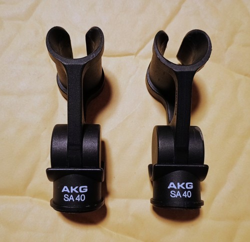 Pair of AKG SA40 Mic Clip Microphone Holders | eBay