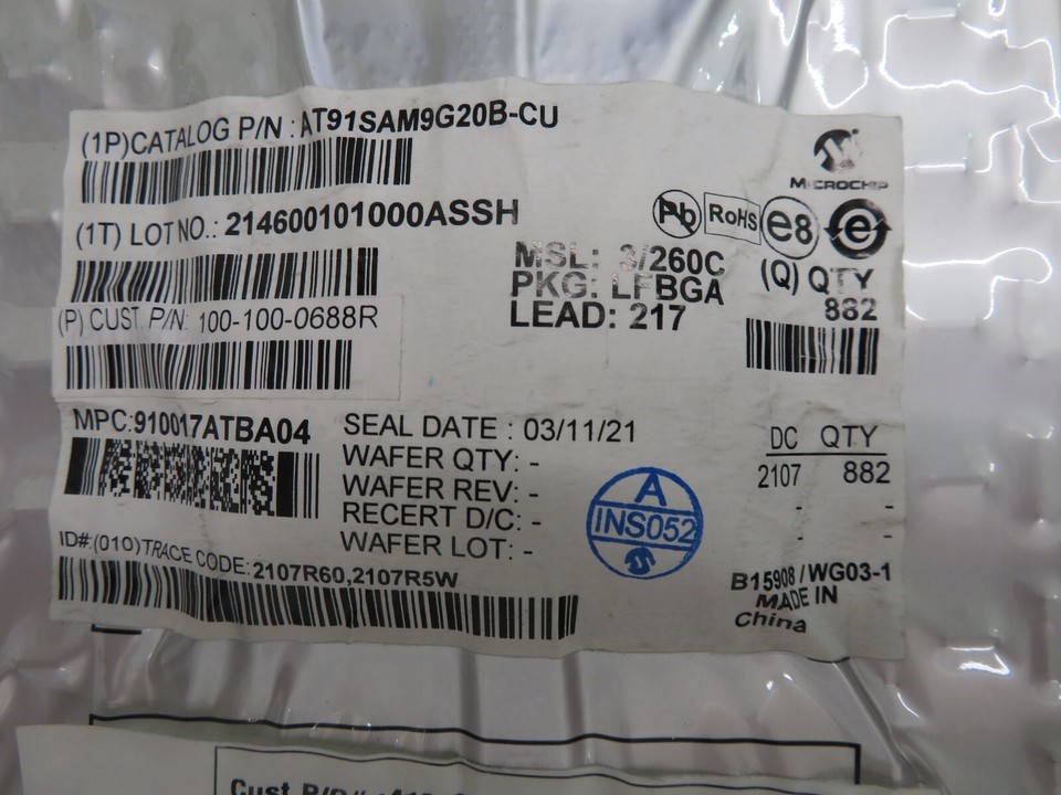 (1 PC) AT91SAM9G20B-CU ATMEL Microprocessor IC | eBay