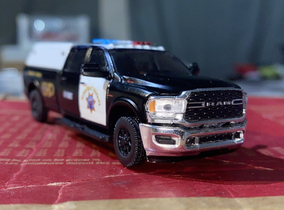 Kitbash RAM 2500 Police Pursuit California Highway Patrol CHP K9 DOT ...