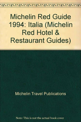 Italia Red Guide By Michelin Travel Publications 9782060067490| eBay