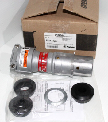⭐NEW IN BOX⭐Appleton CPH3034BC 30-Amp EXPLOSION PROOF PLUG 3W4P 30A 🔴 ...