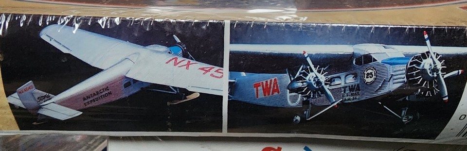 1983 Monogram Heritage Edition 1/77 Scale Ford Trimotor Airplane Kit ...