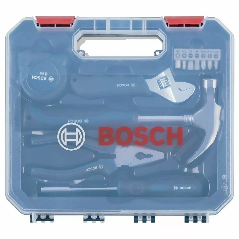 Bosch Hand Tool Kit (Blue, 12 Pcs Accessories kit From Bosch) | eBay UK