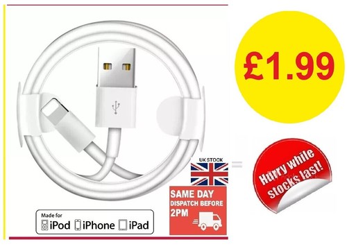 USB iPhone Fast Charger Cable Lead For Apple 7 8 XS XR 13 14 - Speed ...