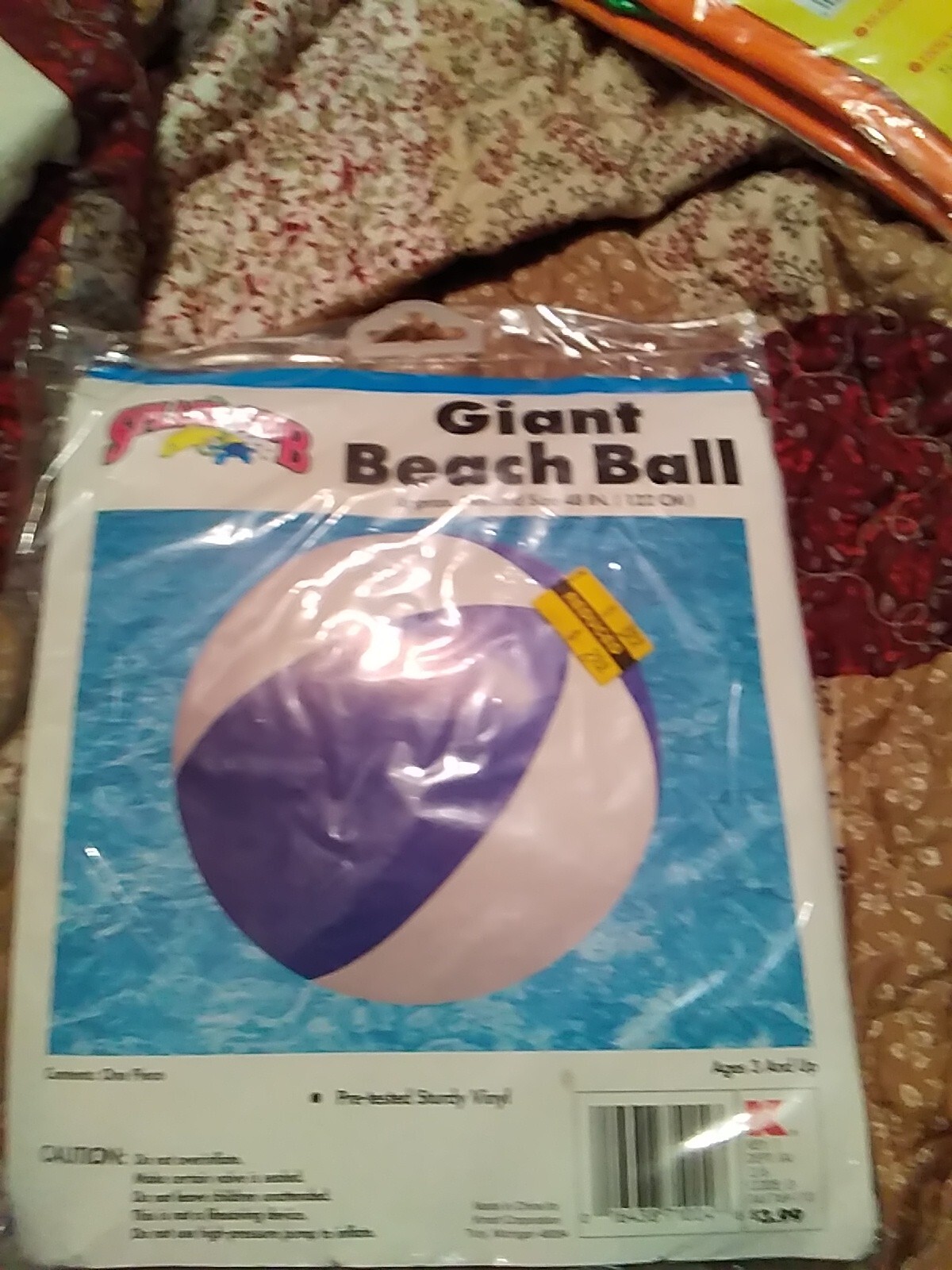 Vintage Splash Club Giant 48 Inch Beach Ball Rare 16438710046 | eBay