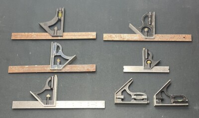 Lot Of 7 Combination Square Level & Scribe Unbranded Used | eBay