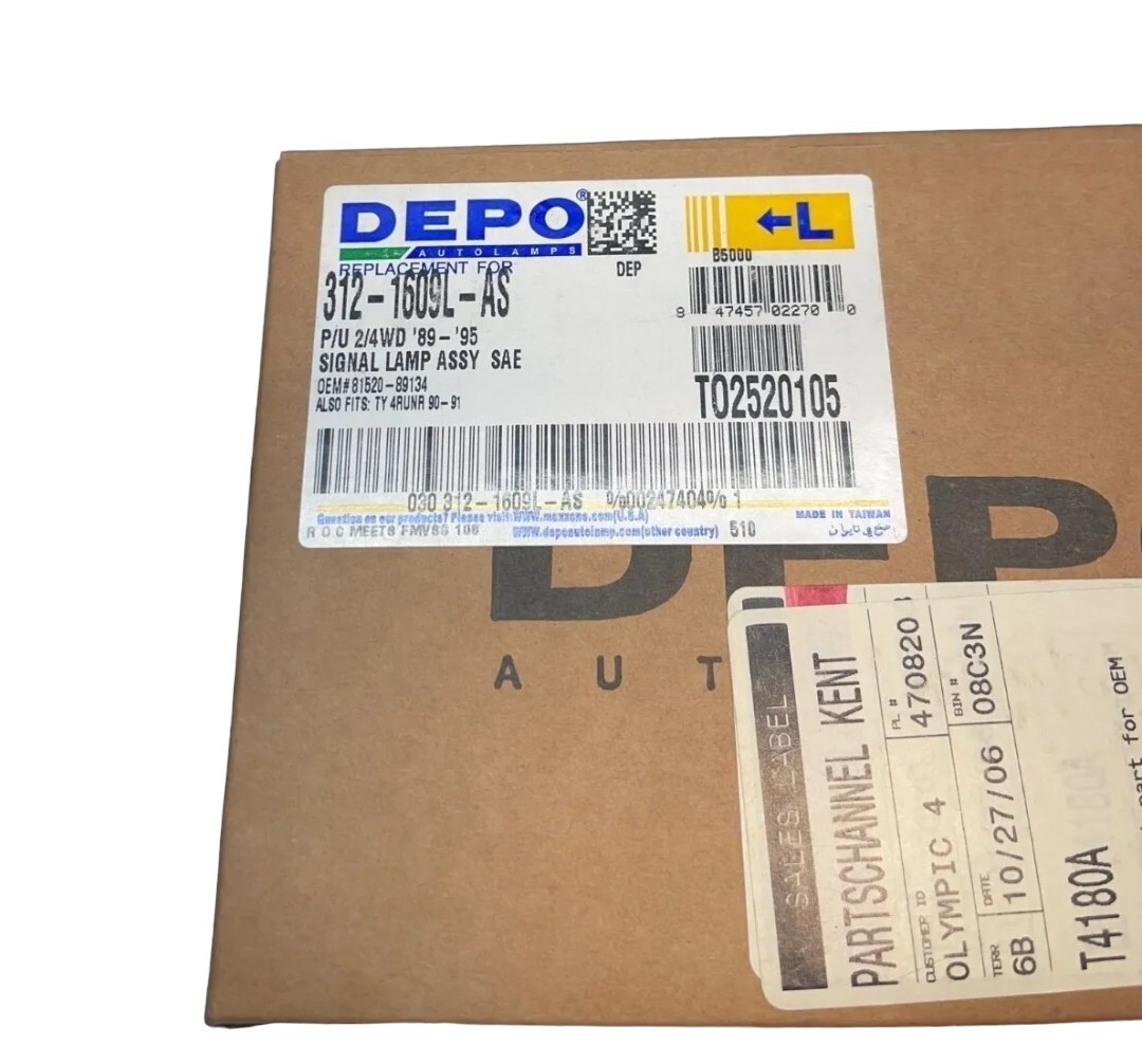 DEPO Auto Parts 3121609LAS Lighting - Exterior - Turn Signal Light ...
