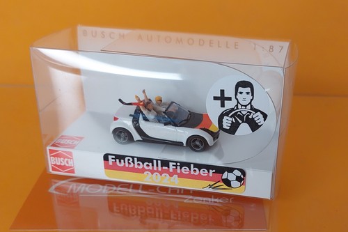Busch 49308 Smart Roadster »Fußball Fieber 2024« 1:87 NEU | eBay