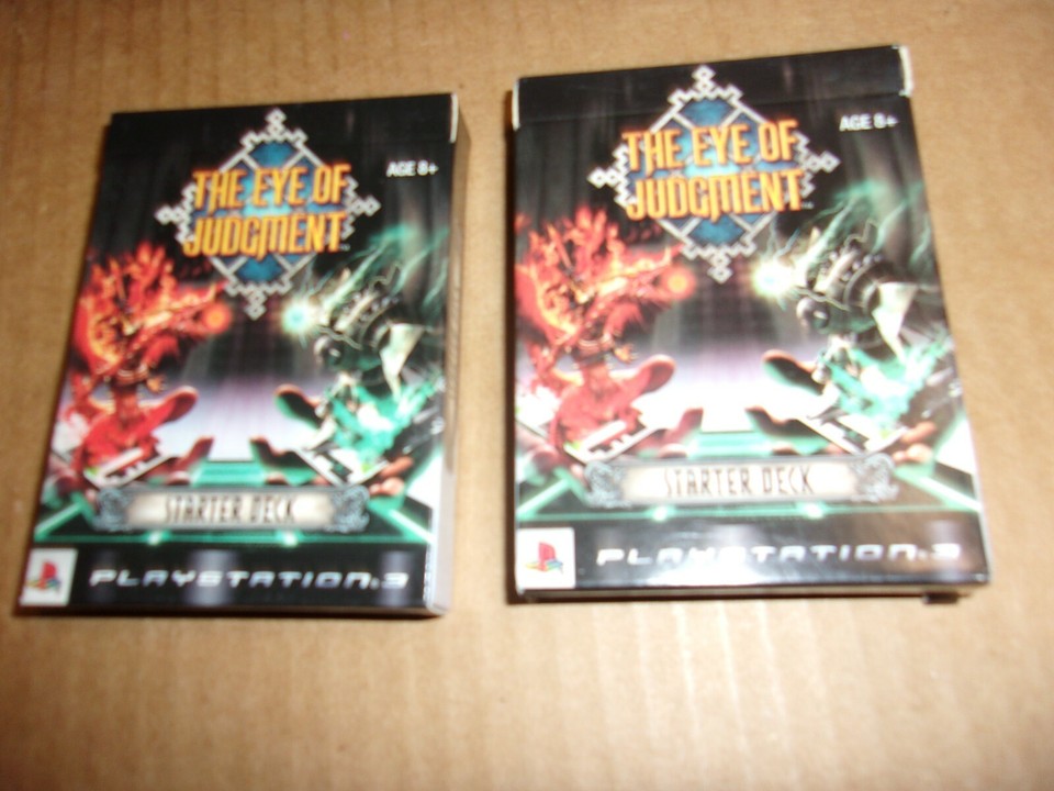 Lot of 10 The Eye of Judgement PS3 Playstation Starter Decks Card packs ...
