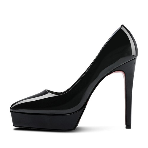 Women Pointed Toe Platform High Heels 12Cm Stiletto Shoes Business Work ...
