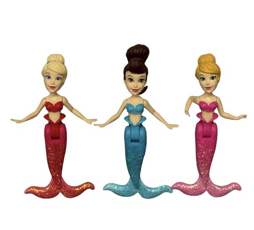 Disney Princess Ariel Sister Little Mermaid Dolls Glitter Tails: Pink ...