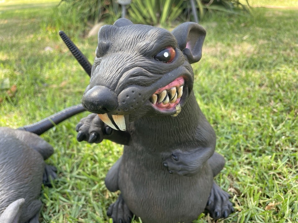Vintage Evil Union Halloween Stuffed Latex/Vinyl Large Rats | eBay
