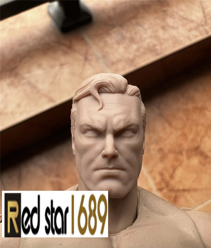 1:6 Head Sculpt Superman Clark Kent Model For 12" Male Action Figure ...